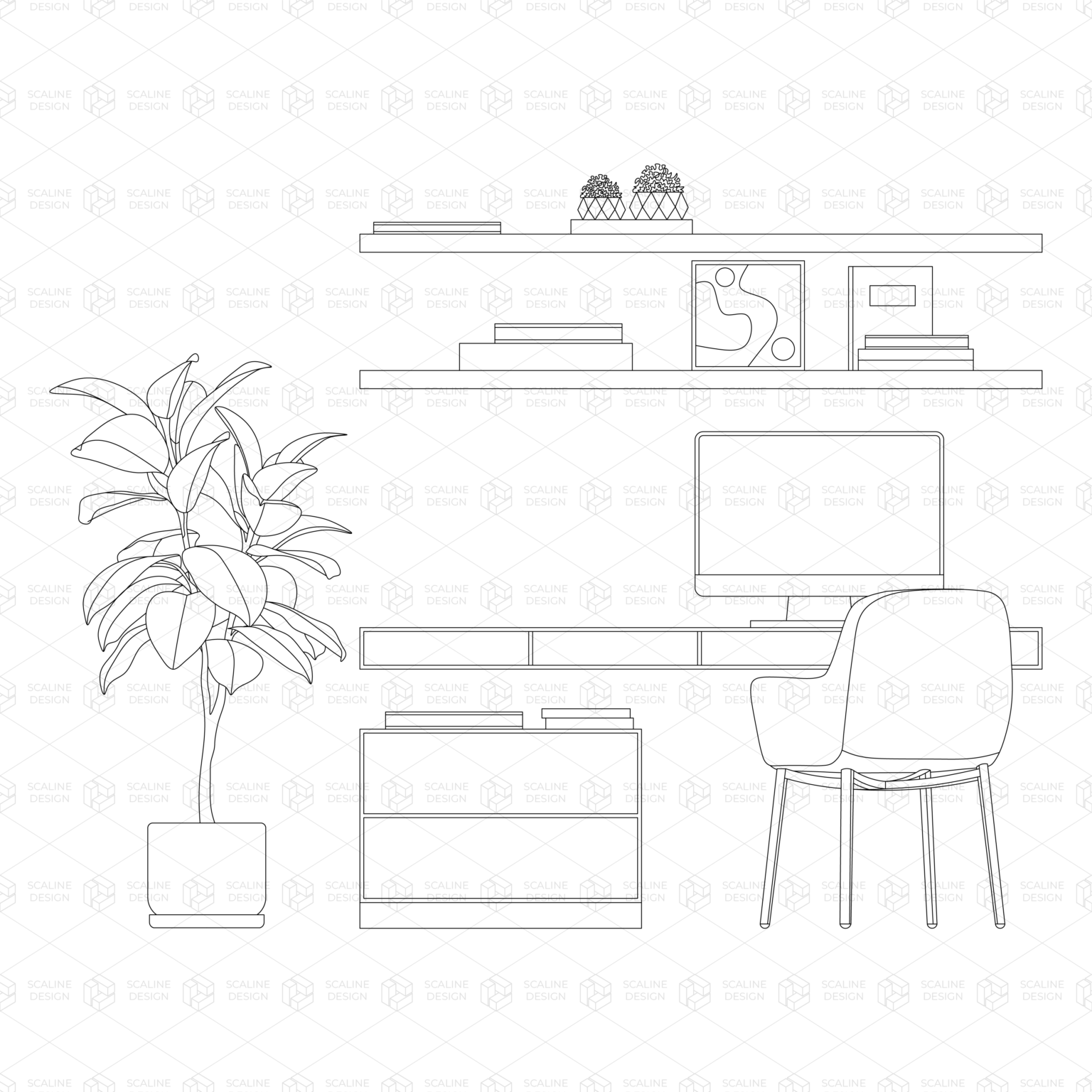 CAD & Vector Bathroom and Laundry furniture (elevation) - Architectural ...