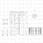 CAD & Vector Baby and Toddler furniture elevation - Architectural ...