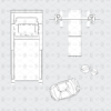 CAD & Vector Gym and Sport equipment top view - Architectural drawings ...